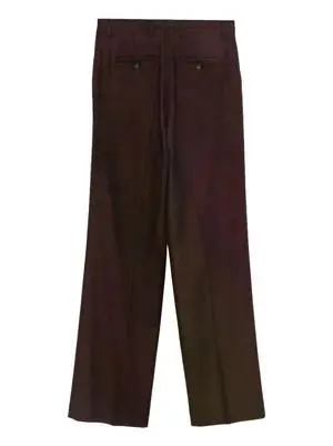 MANUEL RITZ Double-pleated Trousers - Red