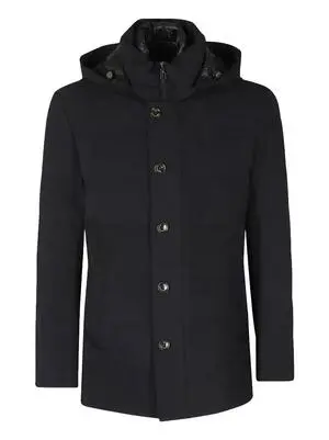 MONTECORE Hooded Padded Jacket - Black