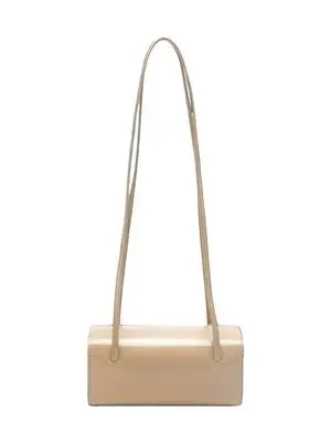 FANE Mini Mie Spazzolato Leather Shoulder Bag - Neutrals