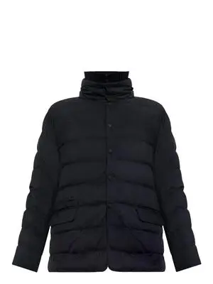 Moncler Elarune Hooded Down Jacket - Blue