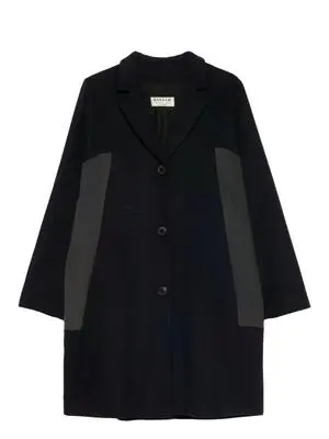 A.N.G.E.L.O. VINTAGE CULT 2000s Panelled Single-breasted Coat - Blue