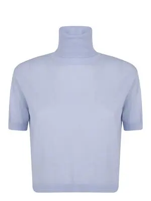N.21 Short-sleeve Roll-neck Sweater - No