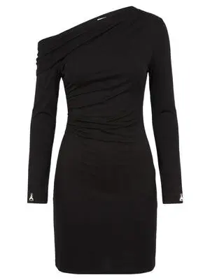 Patrizia Pepe Pleated Detail Dress - Black