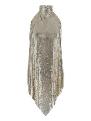 Stella McCartney Metal Metal Knit Top - Silver