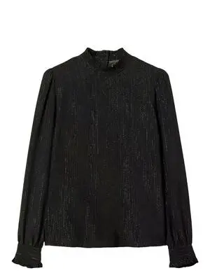 TWINSET Silk-blend Jacquard Blouse