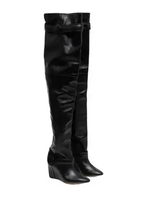 VAQUERA Button-strap Over-the-knee Boots