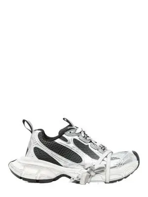 Balenciaga 3xl Gradient Sneakers In Black/grey/white Silver