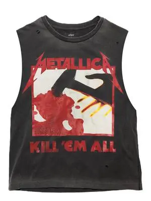 OTHER UK Metallica Kill 'em All Vintage Tank - Black