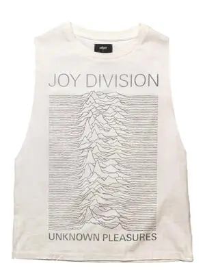 OTHER UK Joy Division Unknown Pleasures Vintage Tank White