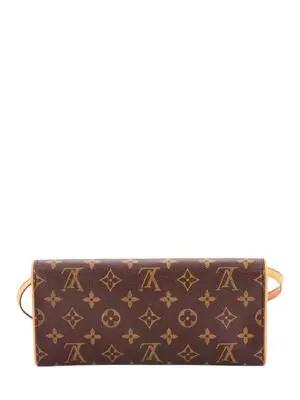 LOUIS VUITTON Twin Handbag Monogram Canvas Gm Crossbody Bag