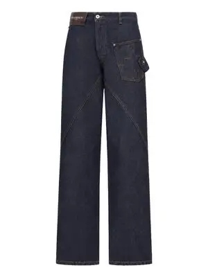 JW Anderson J.W.Anderson Women Twisted Workwear Jeans Blue