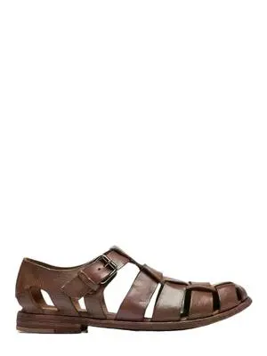 Officine Creative Archive 521 Leather Sandals - Brown