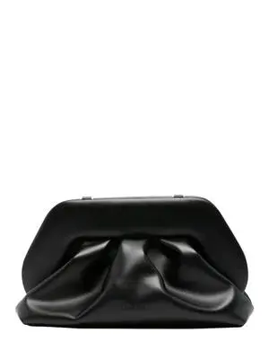 THEMOIRE Mini Clutch Handbag With Removable Shoulder Strap And Magnetic Closure - Nero