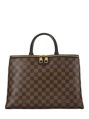 LOUIS VUITTON Damier Ebene Canvas Brompton Tote - Brown