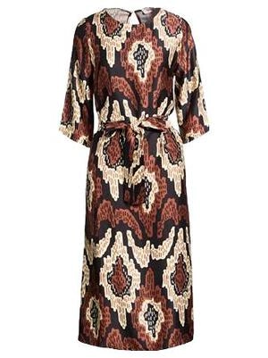 CONNOR & BLAKE Midi Dress Size Viscose - Black