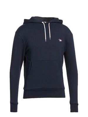 Maison Kitsuné Man Sweatshirt Navy Size S Cotton Navy
