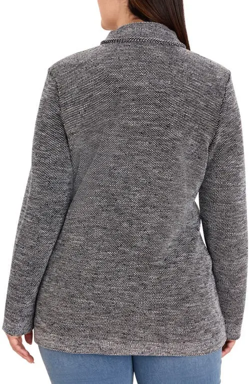 NIC+ZOE Tweed Stitch Sweater Jacket
