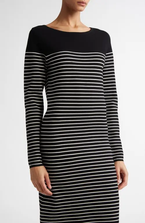 Max Mara Flipper Stripe Midi Sweater Dress