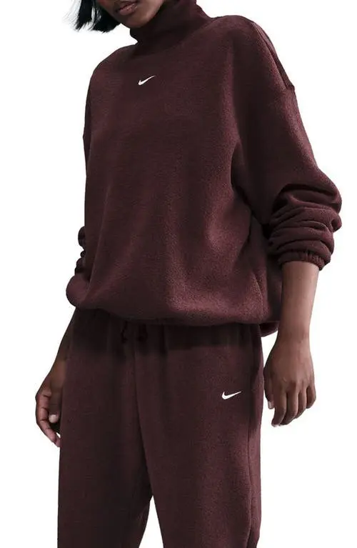 Nike Sportswear Phoenix Plush Joggers - Burgundy Crush/sail
