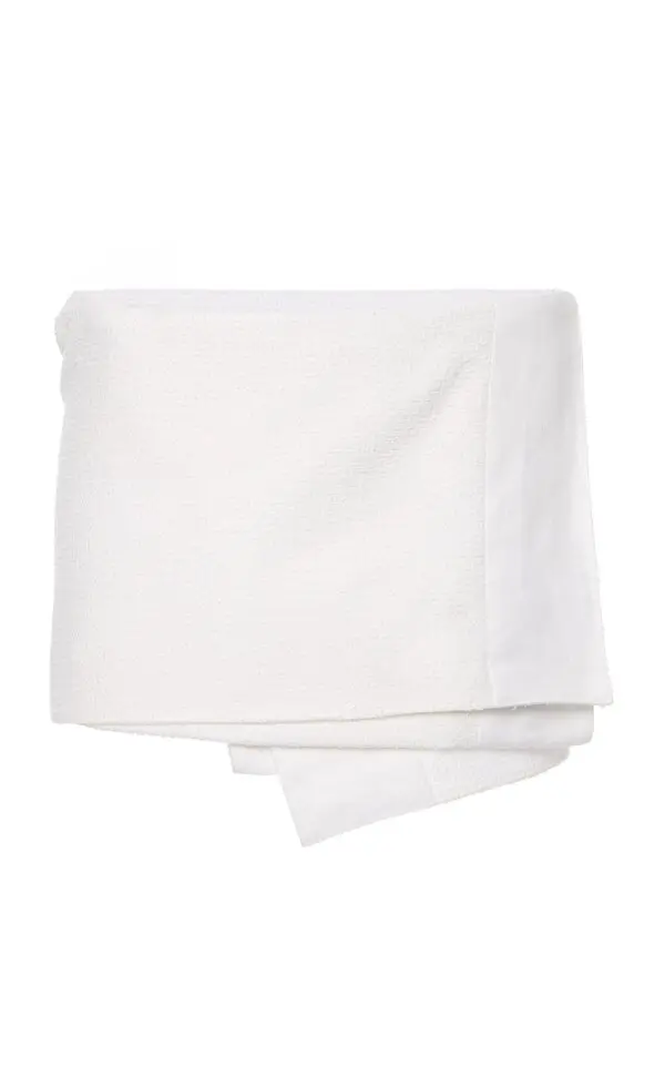 Prada Asymmetric Wrap-effect Mini Skirt - White
