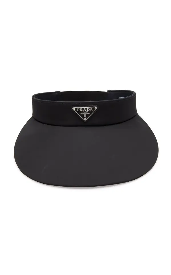 Prada AppliquéD Shell Visor - Black | Editorialist display picture 3
