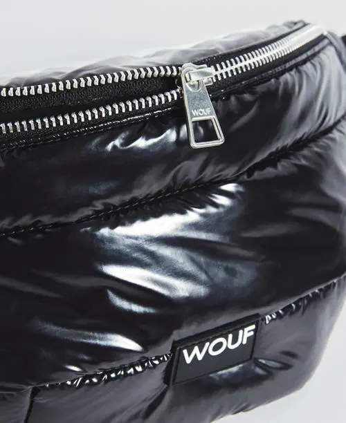 WOUF Waistbag With Glossy Finish - Black Glossy