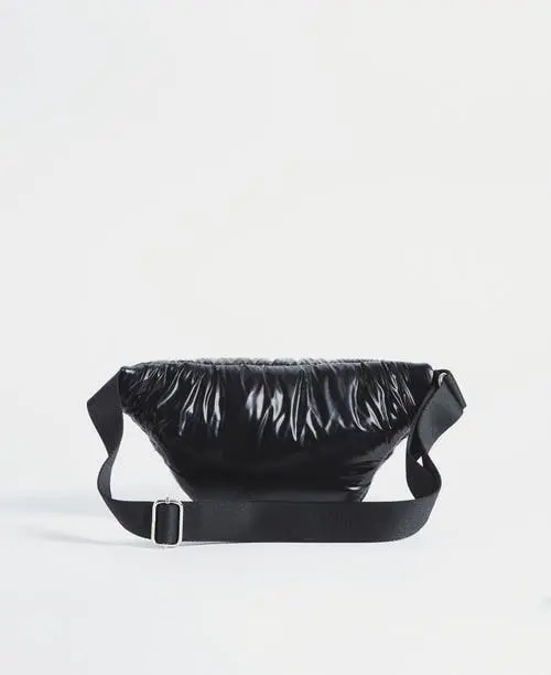 WOUF Waistbag With Glossy Finish - Black Glossy