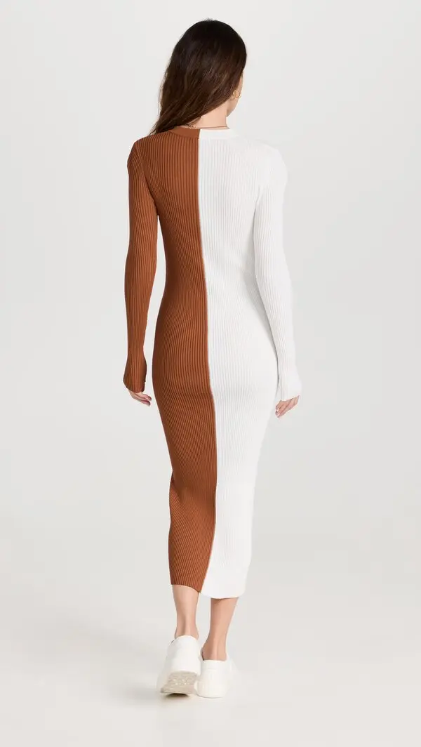 Staud Shoko Sweater - Tan/white