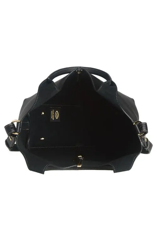 TOD'S Small Leather Tote - Nero