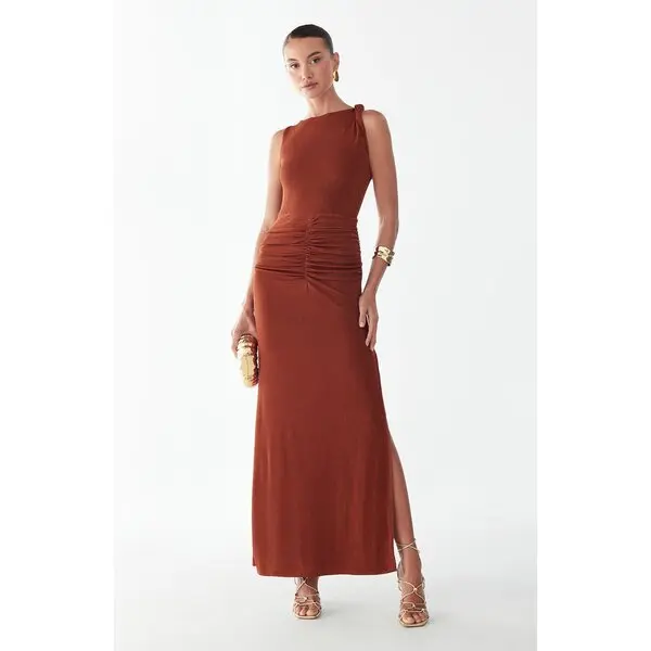BWLDR Drew Maxi Dress - Copper