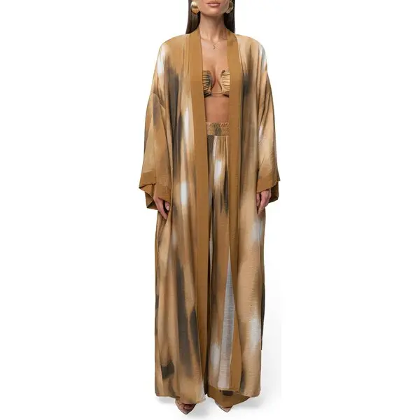 JLUXLABEL Desert Oasis Duster - Brown