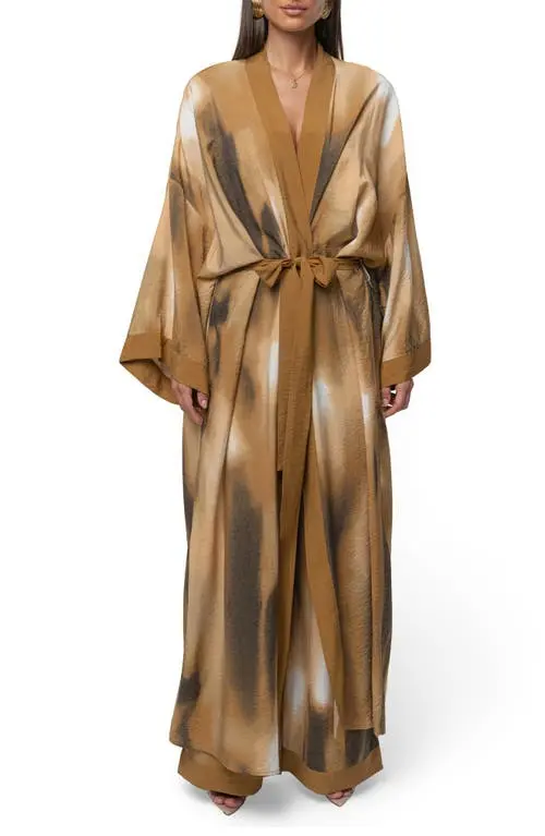 JLUXLABEL Maxi Duster With Belt