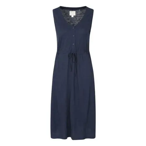 Mountain Warehouse Sleeveless V-neck Dress With Drawstring Waist - Navy