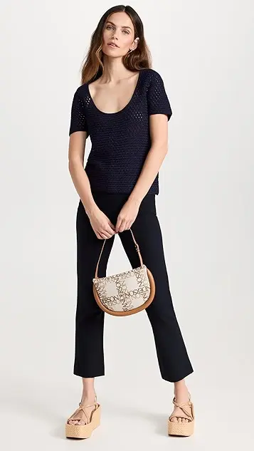 Vince Crop Flare Trousers