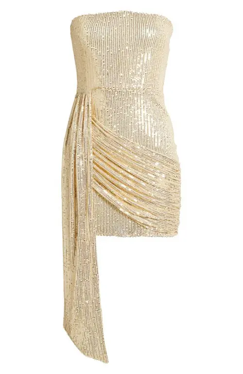 rare london gold sequin dress Hepburn K