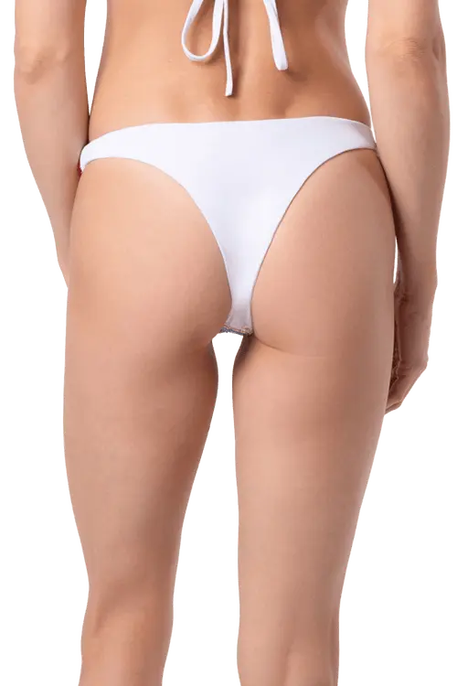 SELF-ADORE Limoncello Hand Beaded Bikini Bottom