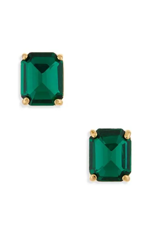Kurt Geiger Square Stud Earrings - Green