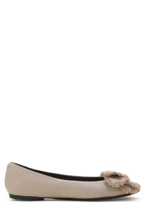 LANVIN The Bow Ballerina Flat - Sand