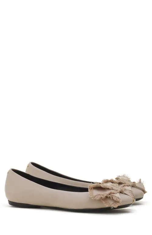 LANVIN The Bow Ballerina Flat - Sand