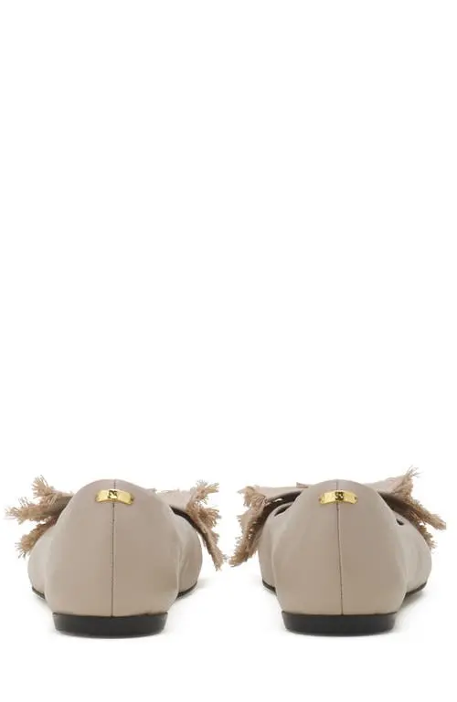 LANVIN The Bow Ballerina Flat - Sand