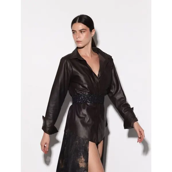 BABILA - SLOW FASHION Classic Lambskin Overshirt