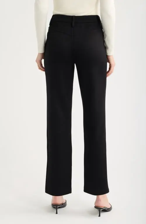 CITY BLUES High Waist Straight Leg Pants