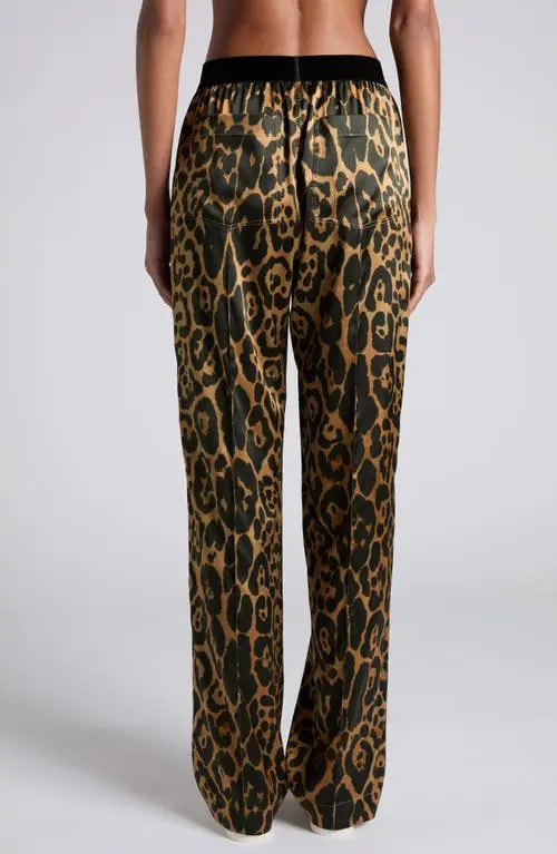 TOM FORD Stretch Silk Pajama Pants - Camel