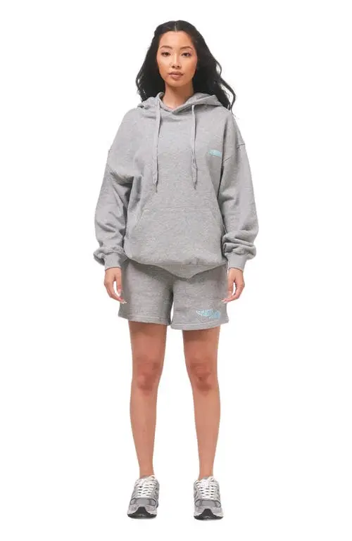 REBODY Infinite Passions Sweatshorts - Heather Grey/blue