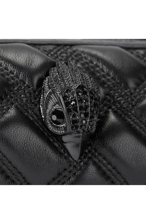 Kurt Geiger Small Kensington Barrel Bag With Embellished Eagle Head