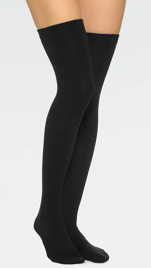 Plush Fleece-lined Thigh High Socks