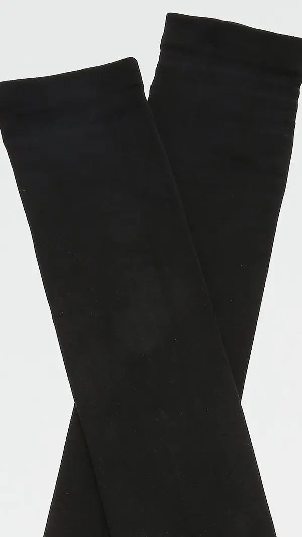 Plush Fleece-lined Thigh High Socks