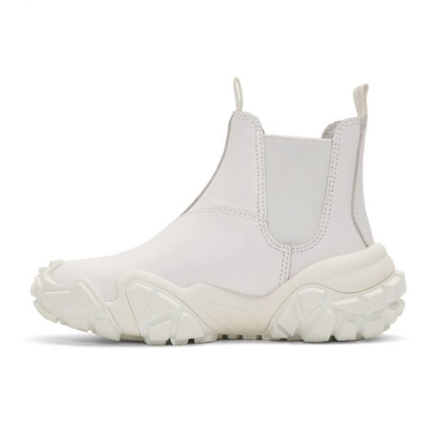 acne boots white