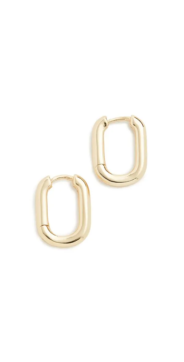Shashi Cosmo Huggie Earrings - Gold
