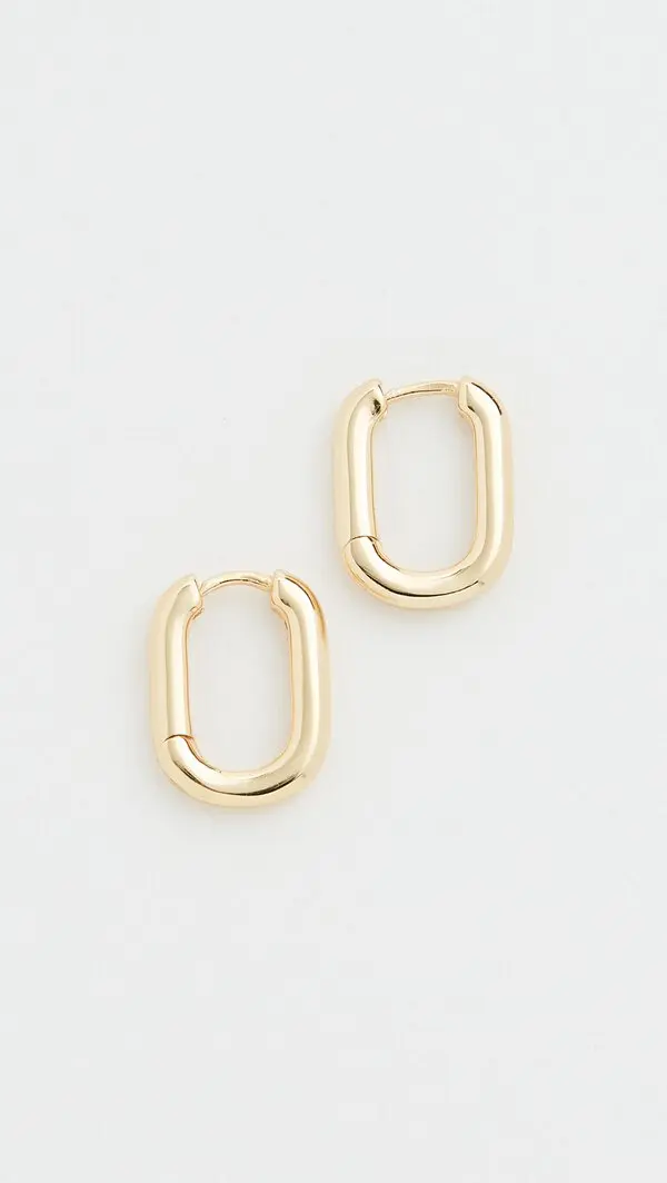 Shashi Cosmo Huggie Earrings - Gold